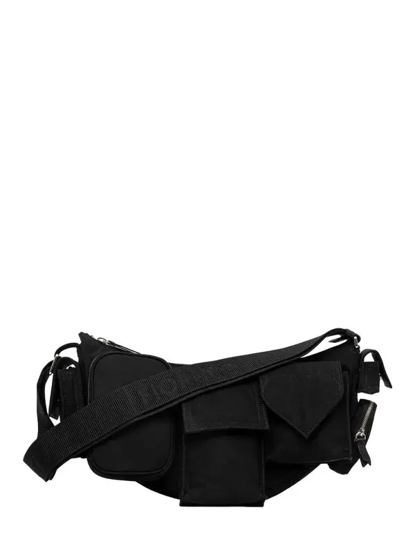 Fiorucci Super Pocket Shoulder Bag - Black