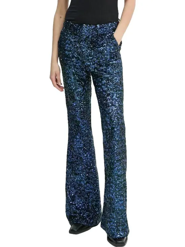 Zadig&Voltaire Sequinned Trousers - Encre Blue