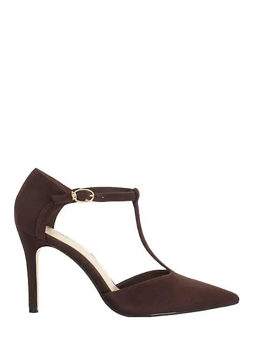 DUNE Castered Suede Courts - Brown Suede