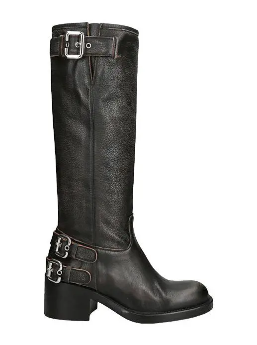 Chloé Dakota Knee-high Leather Boots - Black