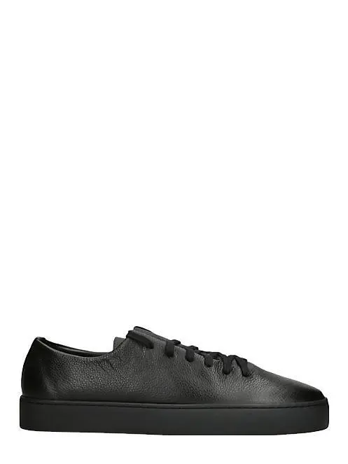 JAK Atom Leather Low-top Trainers - Black