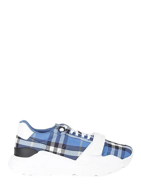 Burberry Vintage Check Canvas Trainers - Blue Other