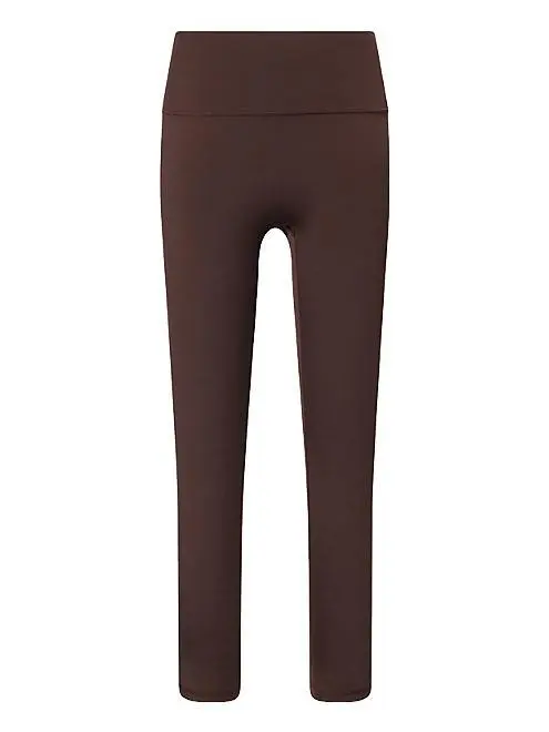 SISTERLY TRIBE High-waist 7/8 Leggings - Espresso