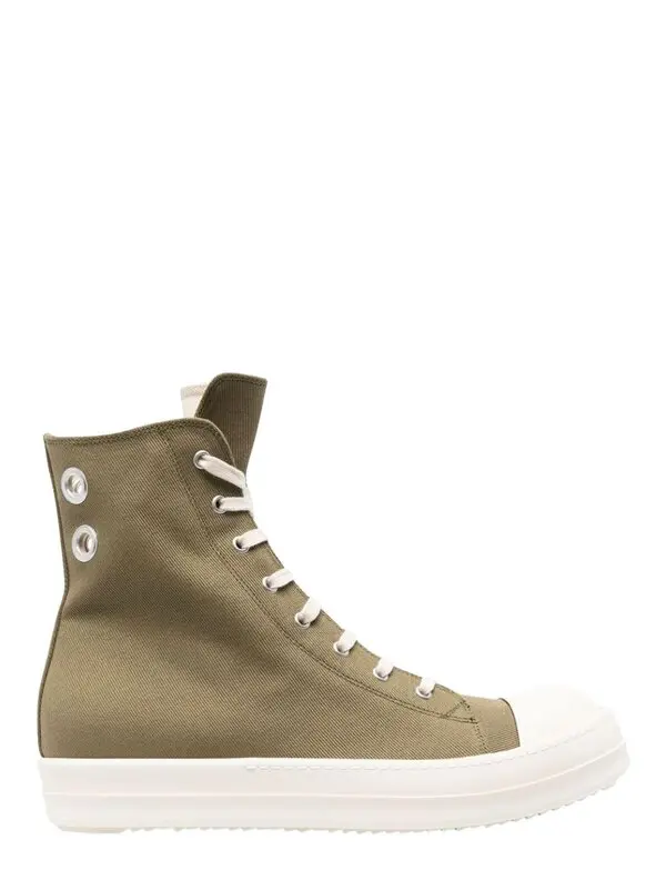 Rick Owens Luxor High Top Sneakers - Green