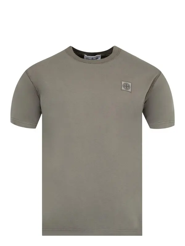 Stone Island Logo T-shirt - Grey