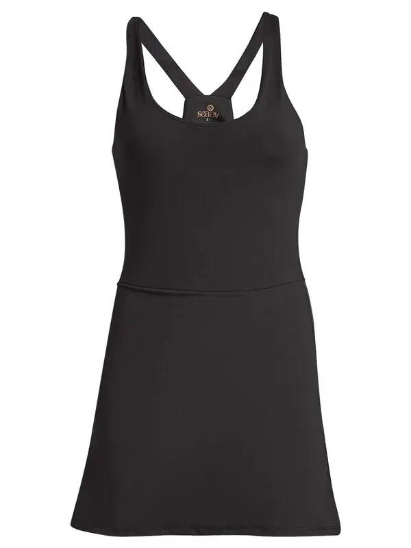 SEAAV Racquet Active Mini Dress - Onyx