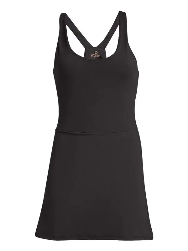 SEAAV Racquet Active Mini Dress - Onyx
