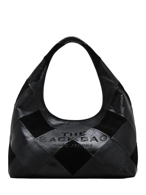 Marc Jacobs The Sack Patchwork Shoulder Bag - Black Mult