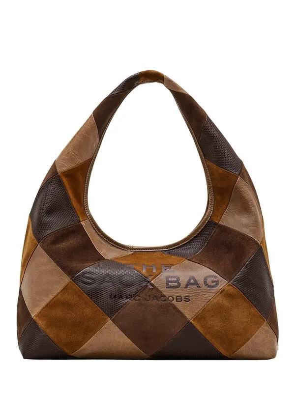 Marc Jacobs The Sack Patchwork Shoulder Bag - Brown Multi