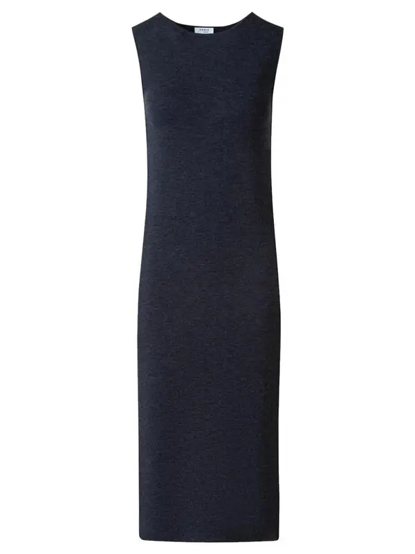 Akris Milano Tube Knit Midi Dress - Charcoal