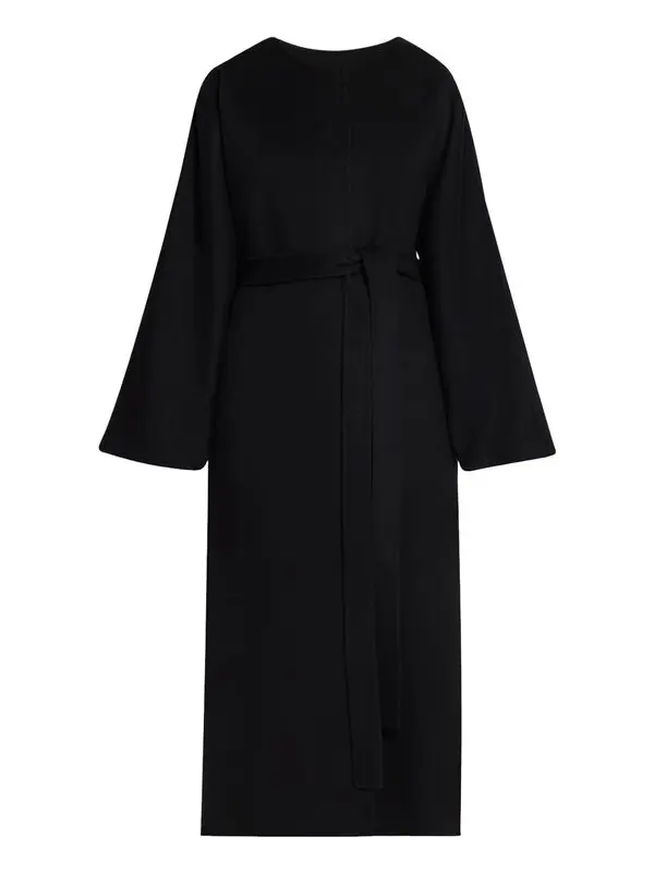 THE ROW Nilsat Cashmere Coat - Black