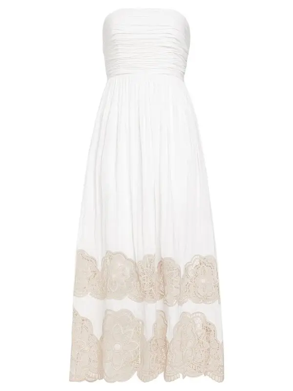 Ramy Brook Milani Strapless Maxi Dress - Ivory