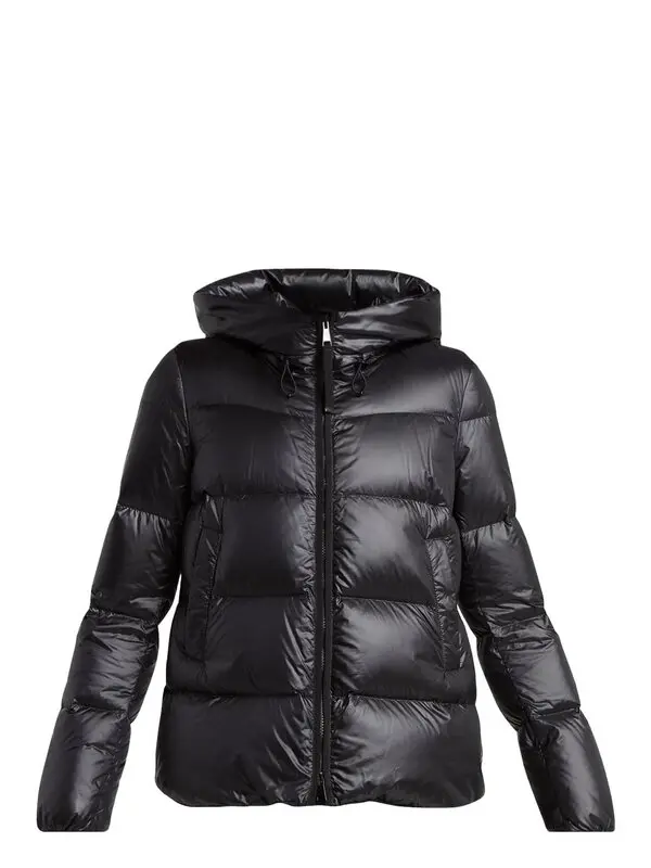 Moncler Serittes Hooded Short Down Jacket - Black