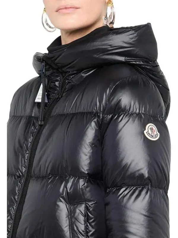 Moncler Serittes Hooded Short Down Jacket - Black