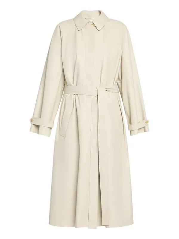 THE ROW - THE ROW Ryota Belted Leather Trench Coat