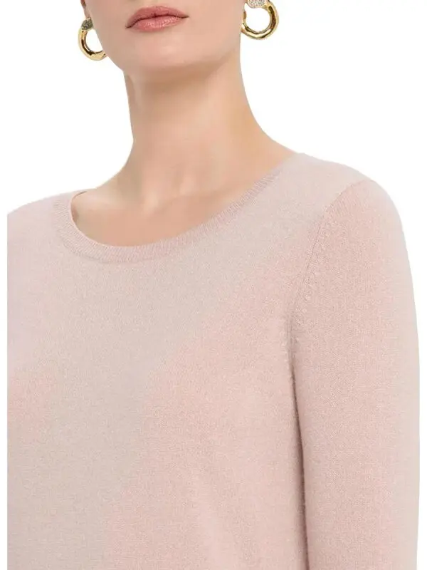 Neiman Marcus Cashmere Knit Top - Nude