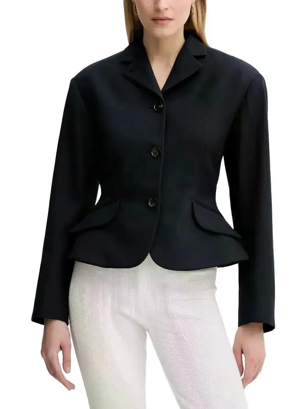 Bally Peplum Blouse - Blue