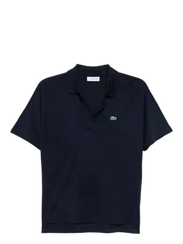 Lacoste Fluid Pique Top - Blue