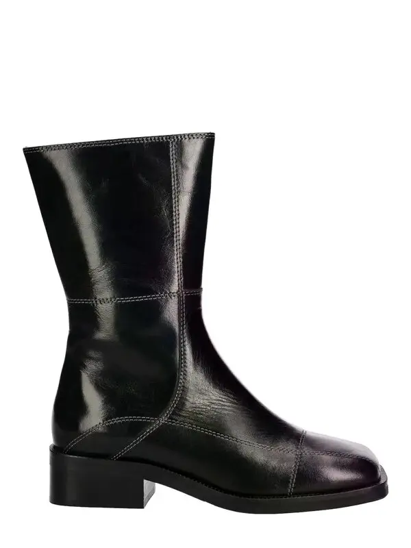 BILLI BI 40mm Square-toe Boots - Black