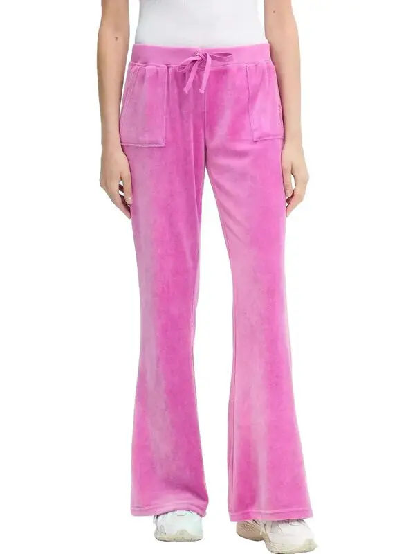 Juicy Couture Embroidered Patch-pocket Trousers - Pink
