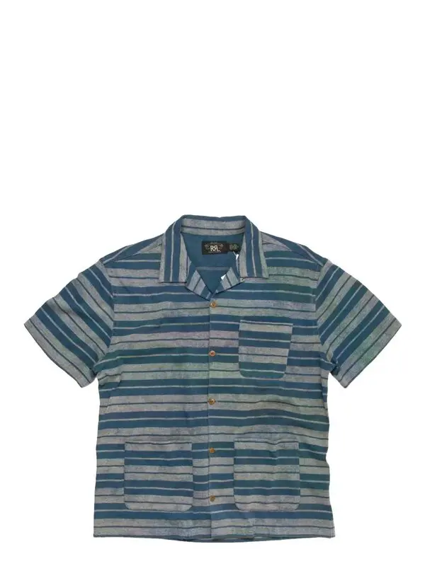 Ralph Lauren Striped Cotton Shirt - Blue