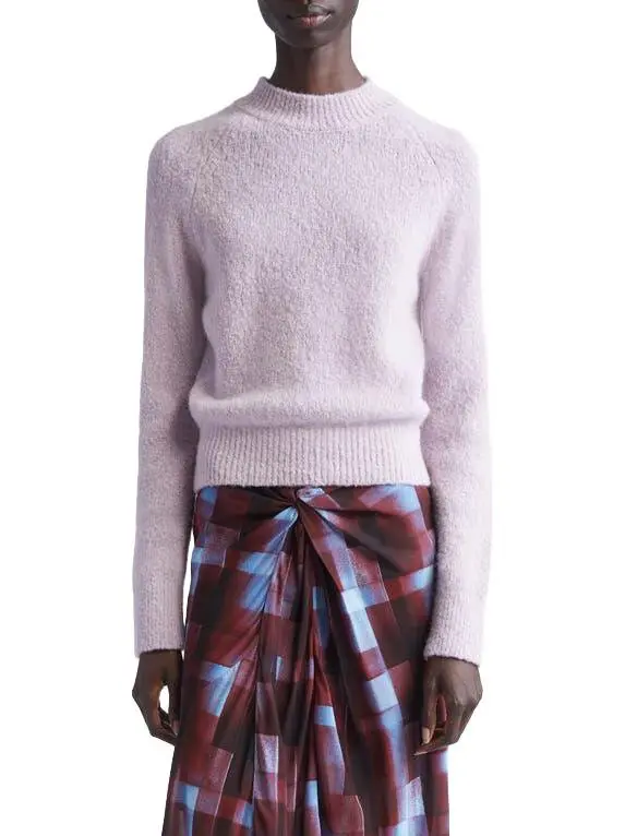 Dries Van Noten Texas Alpaca Blend Crewneck Sweater - Lilac