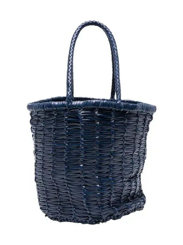 Dragon Diffusion Woven Bucket Bag - Blue