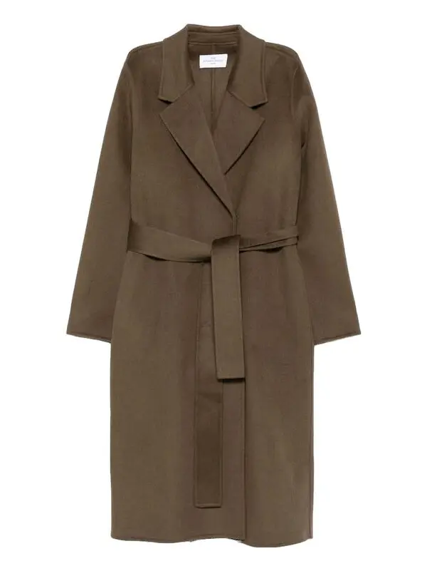 THE DYNAMIS STUDIO Belted Wool Coat - Brown