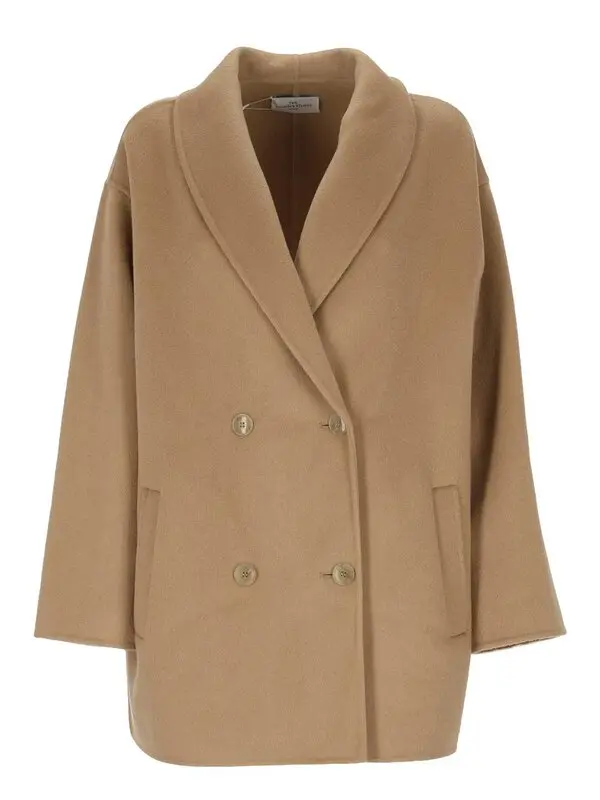 THE DYNAMIS STUDIO Wool Coat - Brown