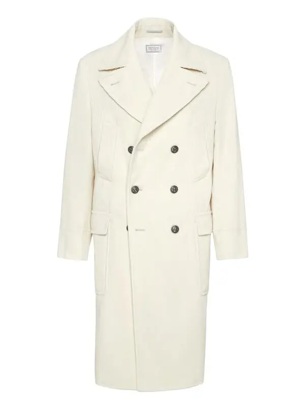 Brunello Cucinelli Double-breasted Coat - Beige