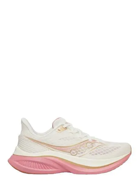 Saucony Endorphin Speed Running Shoe - Ivory/mauve