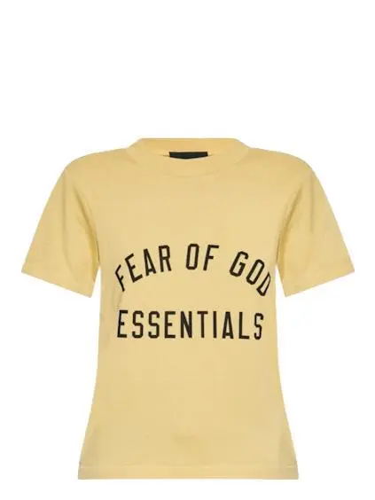 Fear Of God Essentials Triblend Crewneck T-shirt - Amber