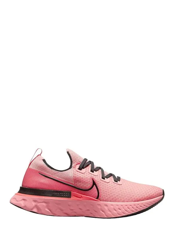 Nike React Infinity Run Flyknit Sneakers - Bright Melon/black/ember Glow