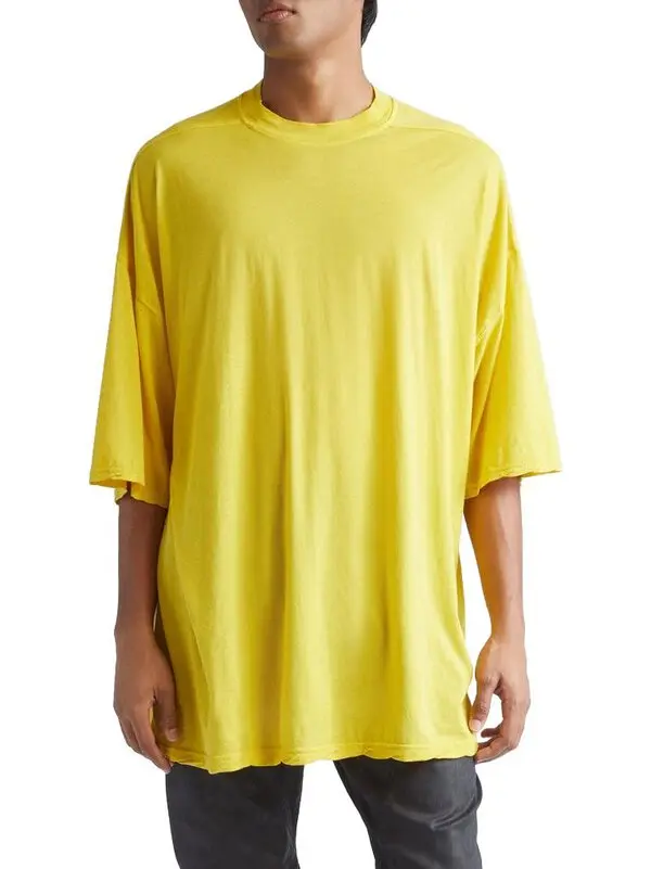 Rick Owens Tommy Oversize T-shirt - Lemon