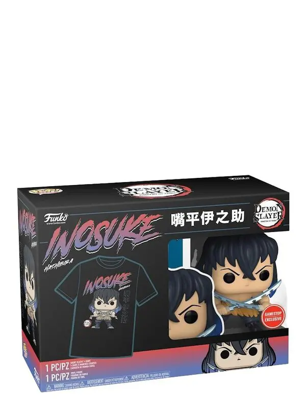 FUNKO Pop! Animation Demon Slayer Inosuke Hashibira Figure #1057 With Shirt - Multicolor
