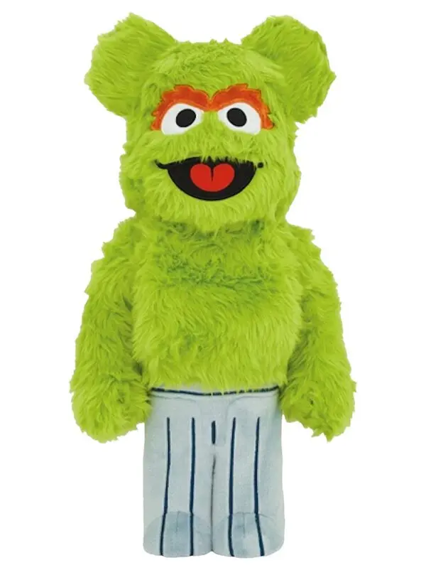 BE@RBRICK X Sesame Street Oscar The Grouch Costume Ver. 1000 - Multicolor
