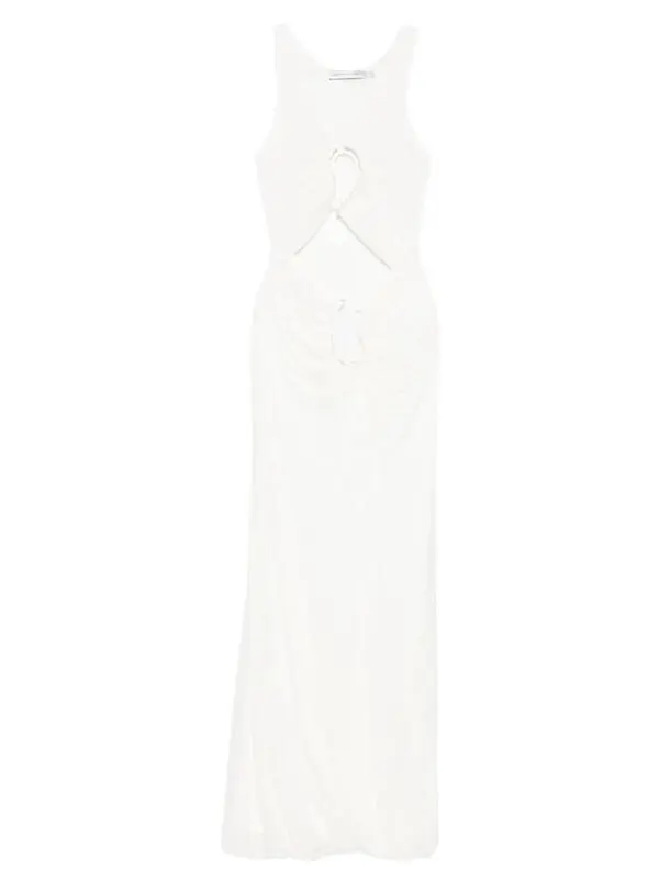 Christopher Esber Draped Sleeveless Dress - White