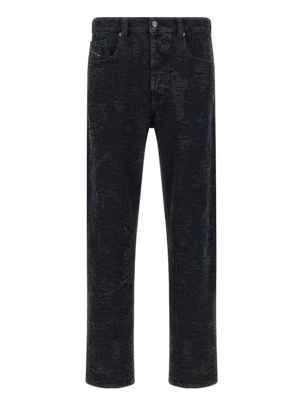 Diesel D-macs' Straight Leg Jeans - Black