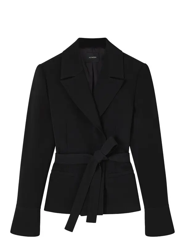 A.emery The Harvey Wool Blend Jacket - Black