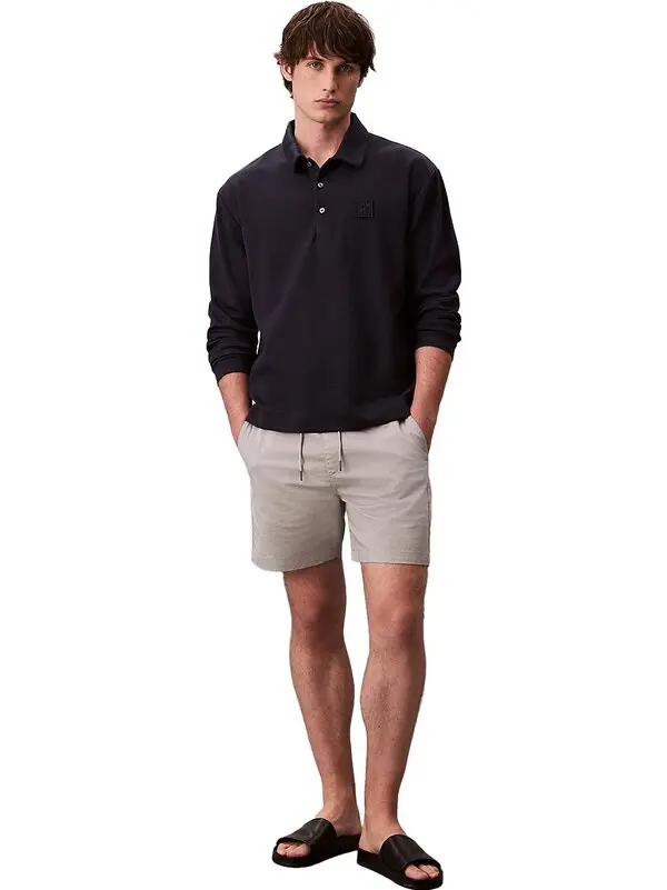 Calvin Klein Cotton Stretch Pull-on Shorts - Drizzle