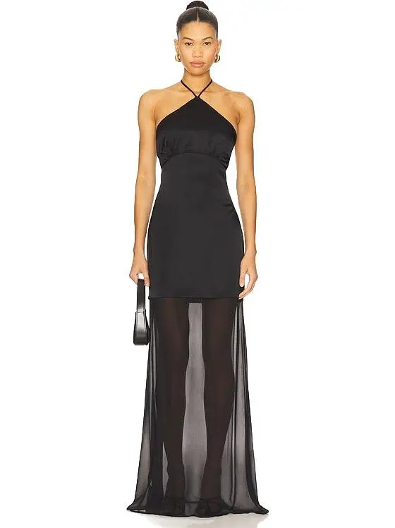 House Of Harlow 1960 X Taylor Gown - Black