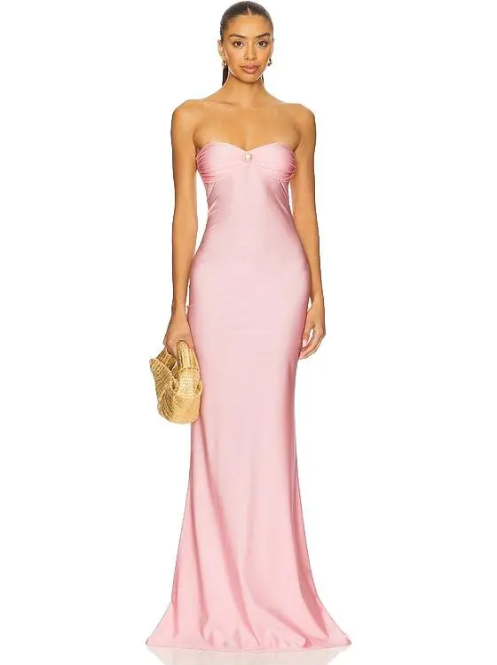 SHANI SHEMER Bella Maxi Dress - Candy Pink