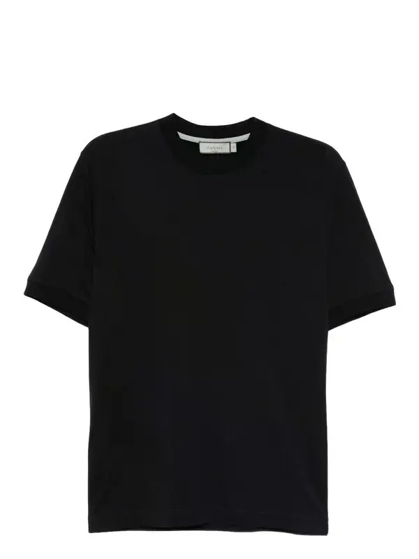 Canali Wool T-shirt - Black