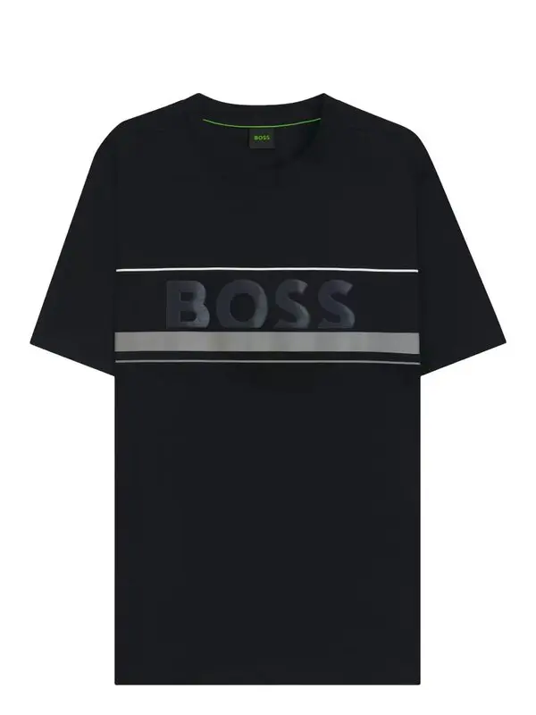 BOSS Logo Crew-neck T-shirt - Black
