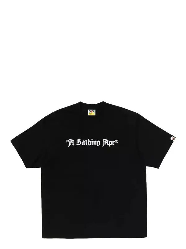 A BATHING APE Ape-head Logo Cotton T-shirt - Black