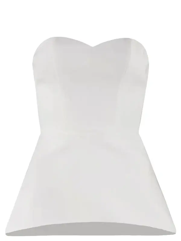 VESTIAIRE D'UN OISEAU LIBRE Corset-detail Mini Dress - White