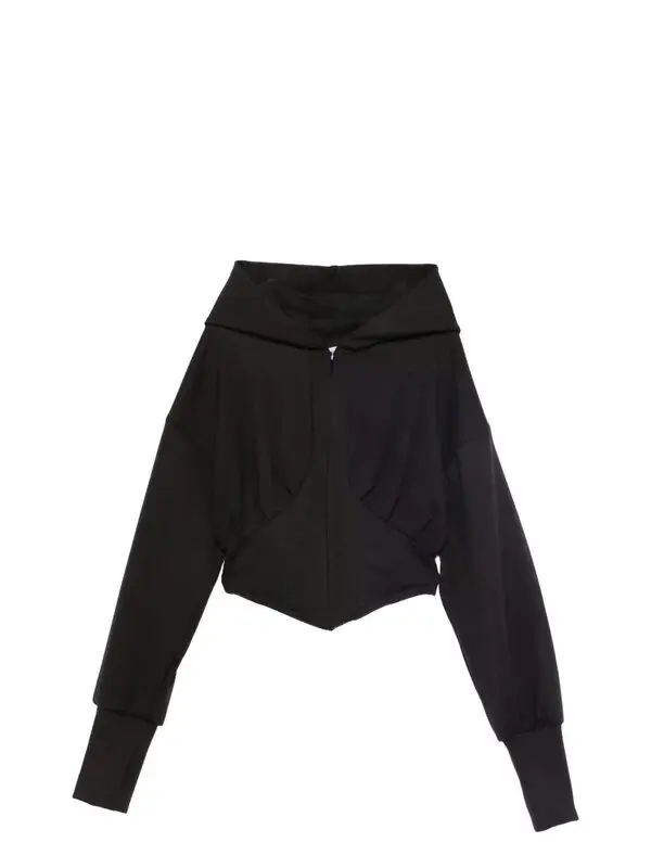 HAMZA Karol Corset Hoodie - Black