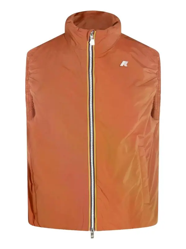 K-WAY Valen Stretch Dot Logo Vest - Orange