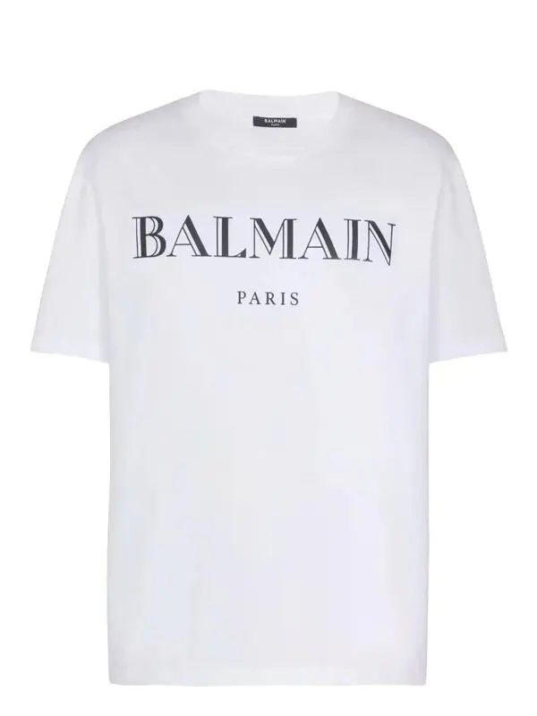 Balmain Paris Logo T-shirt - White