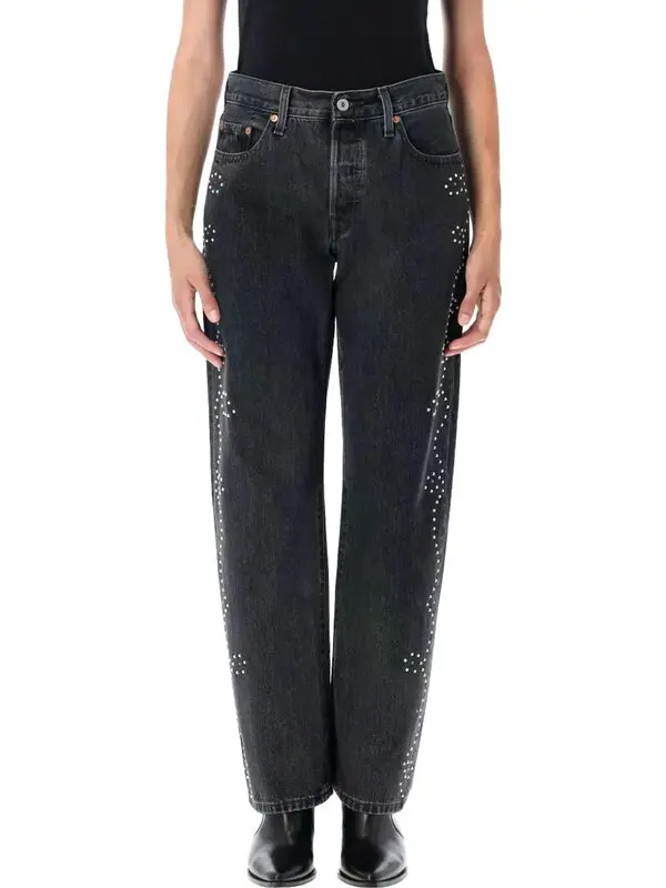 LEVI'S 90s Crystal-embellished Jeans - Black